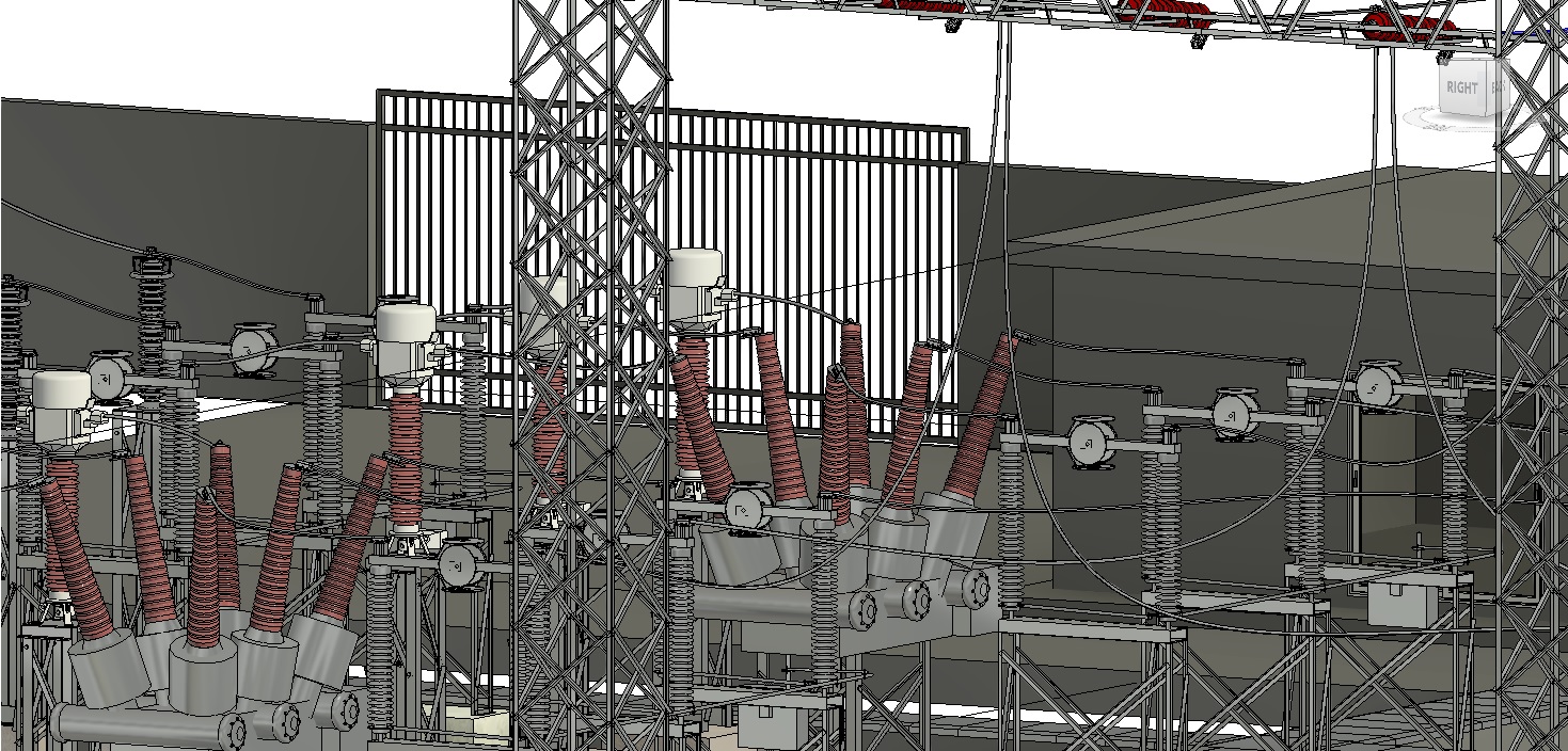 Subestación Eléctrica con REVIT | SUBESTACIONES Y LINEAS ELÉCTRICAS BIM